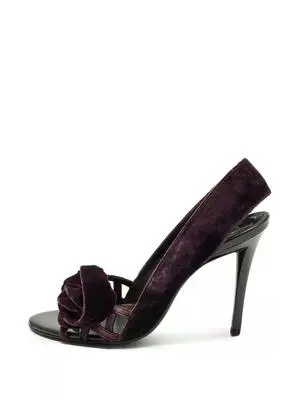 ROGER VIVIER Bow Open-toe Pumps