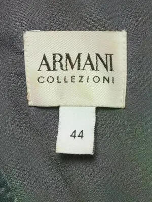 ARMANI Floral Print V-neck Midi Dress