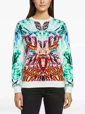 Just Cavalli Cuffed Sweatshirts Hoodies For Women