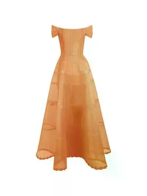 GEMY MAALOUF Off-shoulder Lace-trim Dress