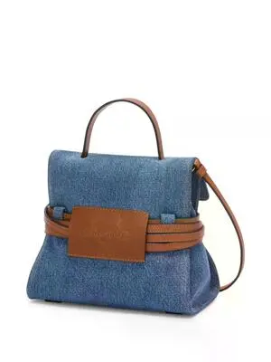 Moschino Tie Me Small Clutch - Blue