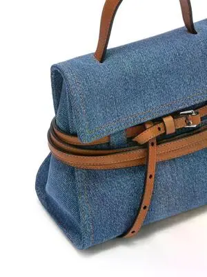 Moschino Tie Me Small Clutch - Blue