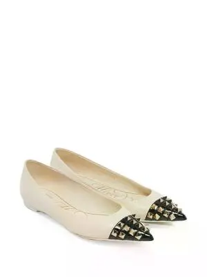 Valentino Garavani Rockstud Pointed Ballet Flats
