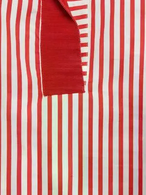 Carolina Herrera Striped Oversized Top