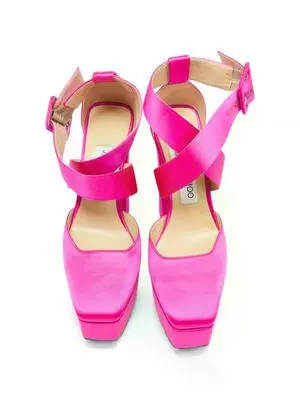 JIMMY CHOO Gaia Buckle Pumps