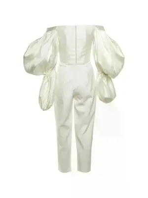 Solace London Alba Puff-sleeve Jumpsuit
