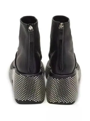 Loewe Embellished Leather Boots