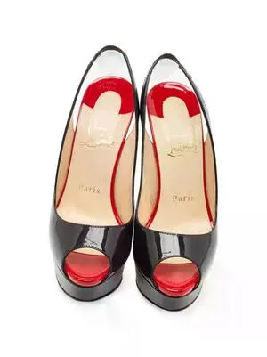 CHRISTIAN LOUBOUTIN Lady Peep Slingback Sandals