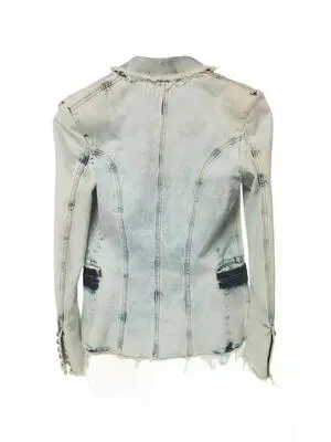 Balmain Double-breasted Denim Jacket