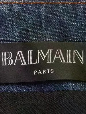Balmain Double-breasted Denim Jacket