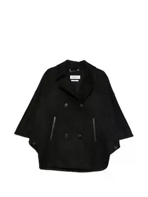 Max Mara Double-breasted Cape Coat