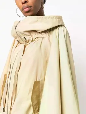 Alberta Ferretti High-tube Neck Parka Coat