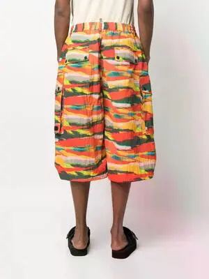 Dsquared2 Abstract Print Cargo Shorts