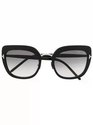 TOM FORD Oversized Cat-eye Frame Sunglasses - Black