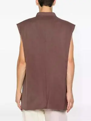 COSTUMEIN Contrast Stitching Sleeveless Gilet