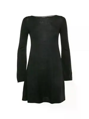 Saint Laurent 2010 Flared Stretch-knit Dress