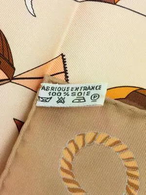 Hermès Les Folies Du Ciel' Silk Handkerchief