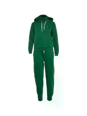 Ralph Lauren Embroidered Pony Motif Cotton Sweatshirt And Pants
