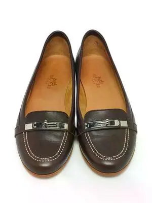 Hermès Pegase Leather Loafers