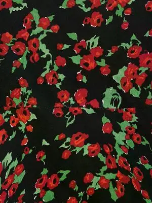 Valentino Garavani Floral Print Silk Mini Dress
