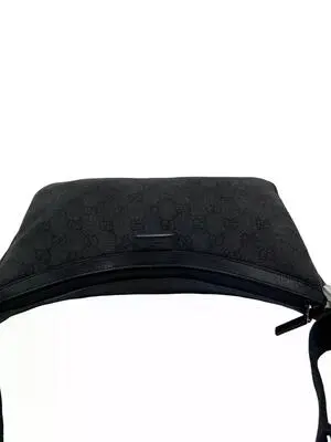 Gucci Gg Canvas Crossbody Bag - Black