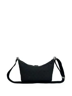 Gucci Gg Canvas Crossbody Bag - Black