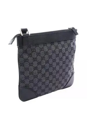 Gucci Gg Canvas Nailhead Crossbody Bag