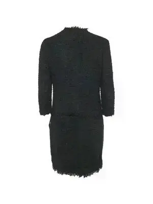 Giambattista Valli Frayed Tweed Coat
