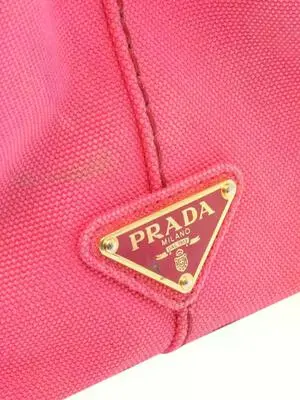 Prada Mini Canapa Tote Satchel - Pink