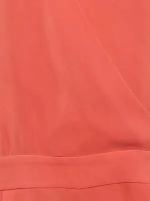 Diane Von Furstenberg Crepe Wrap Playsuit