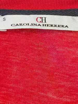 Carolina Herrera Logo-embroidered T-shirt