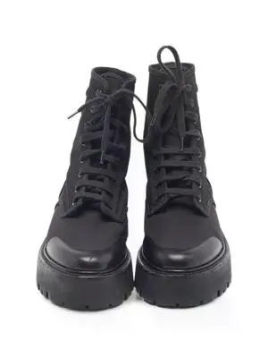 Celine Logo Detail Combat Boots