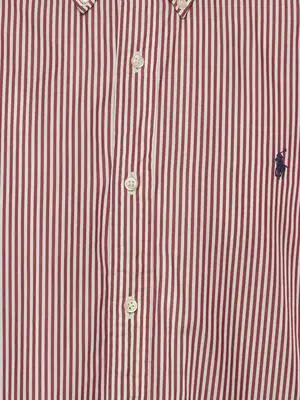 Ralph Lauren Striped Button-up Shirt - Red