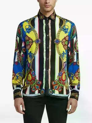 Versace Regalia Baroque-print Shirt