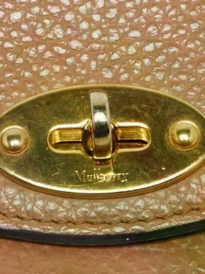 Mulberry Twist-lock Tri-fold Wallet