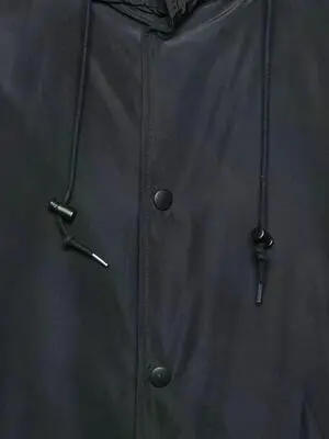 Balenciaga Logo Print Hooded Jacket