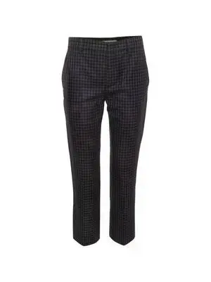 Prada Tailored Plaid Pattern Trousers