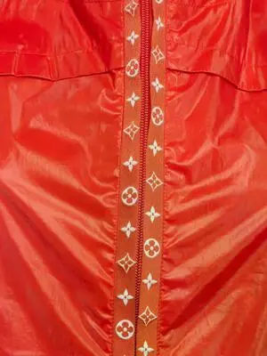 LOUIS VUITTON Monogram Trim Hooded Jacket