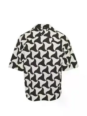 Bottega Veneta Patterned Bowling Shirt