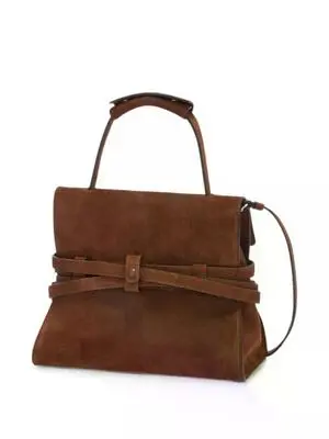 Moschino Tie Me Regular Handbag - Brown