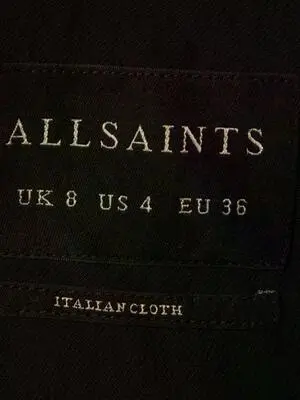 ALLSAINTS Houndstooth Double-breasted Coat