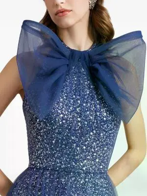 GEMY MAALOUF Embellished Bow Detail Dress