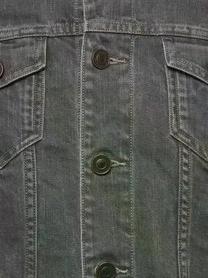 ALLSAINTS Corduroy Collar Denim Jacket - Grey