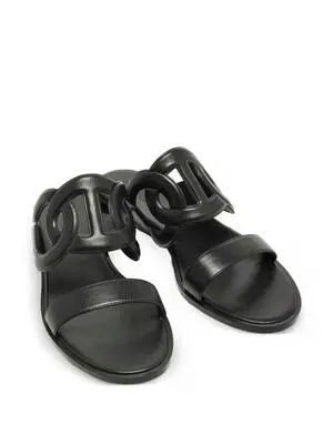 Hermès Lagune Leather Sandals