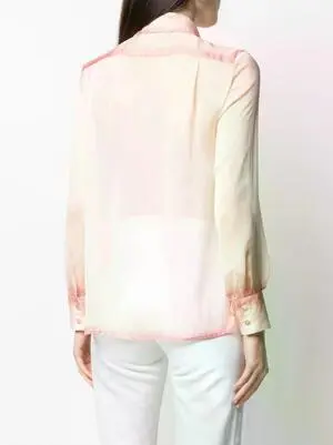 Alberta Ferretti Silk Gradient Shirt
