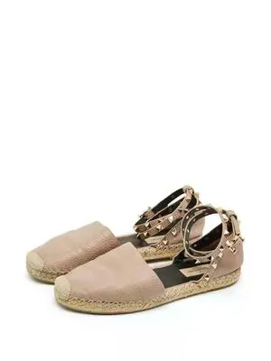 Valentino Garavani Rockstud Ankle-wrap Espadrilles