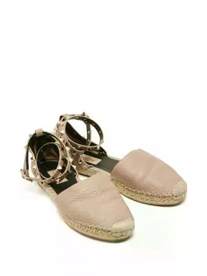 Valentino Garavani Rockstud Ankle-wrap Espadrilles