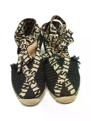 Stella McCartney Gaia Logo-tie Flat Espadrilles
