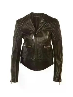 Balenciaga Quilted Lamb Leather Biker Jacket