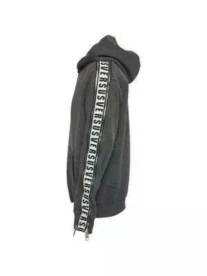 VERSUS Logo Tape Zip-up Hoodie
